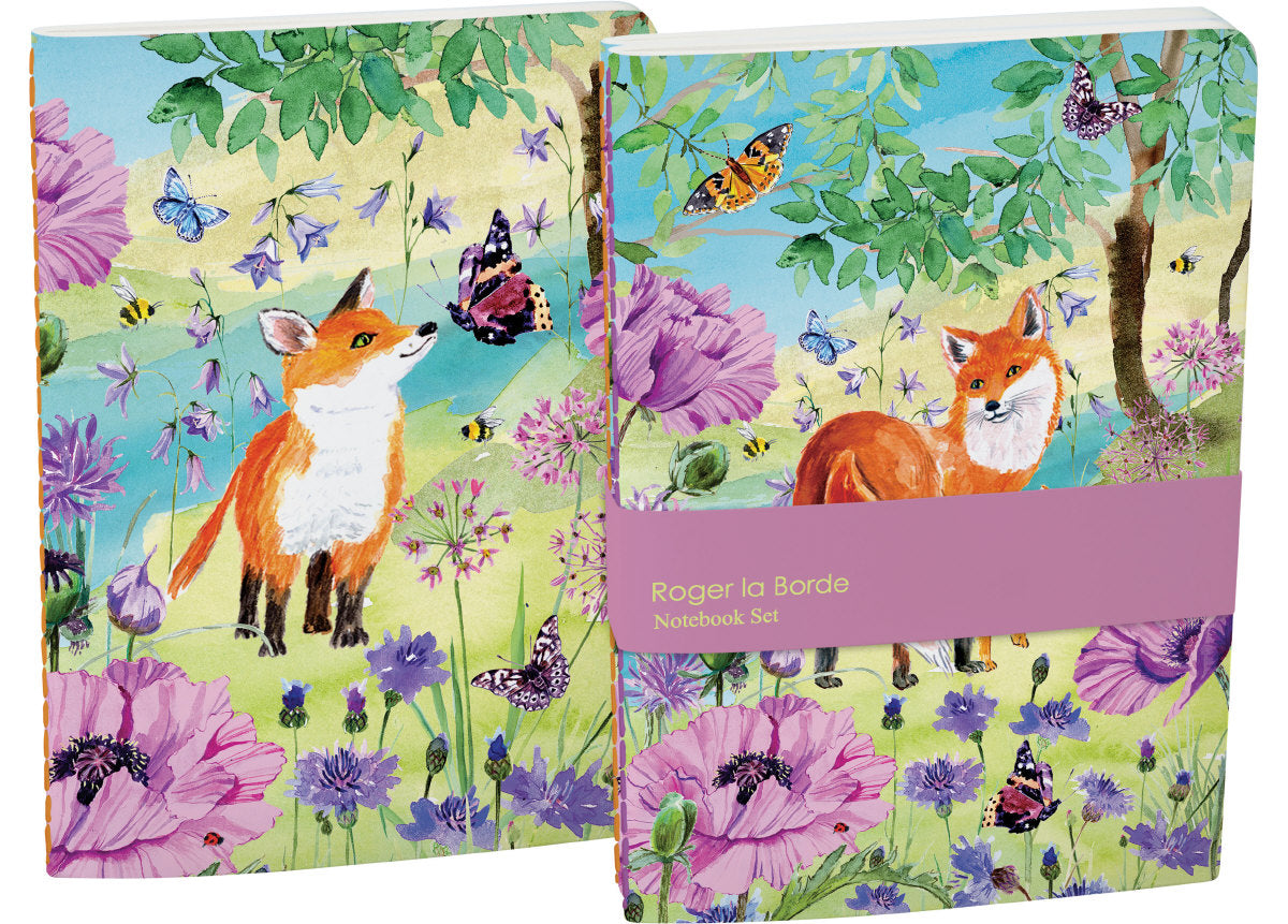 Roger la Borde Sunny and Wild A5 Softback Notebooks Set