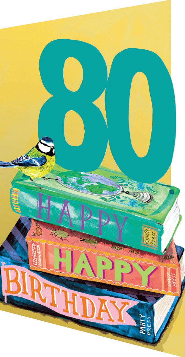 Roger la Borde Bookstack Lasercut Card